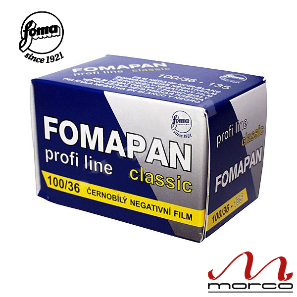 Foma Fomapan 100 Black and White Film - Morco Limited